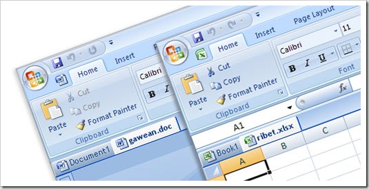 Buat Fungsi Tab pada Microsoft Office dengan OfficeTab